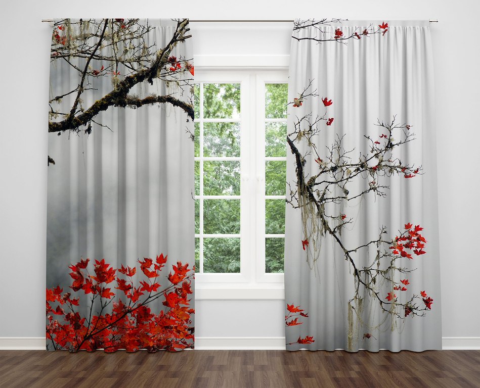 MEY HOME 3D-Draperi-Maple tree