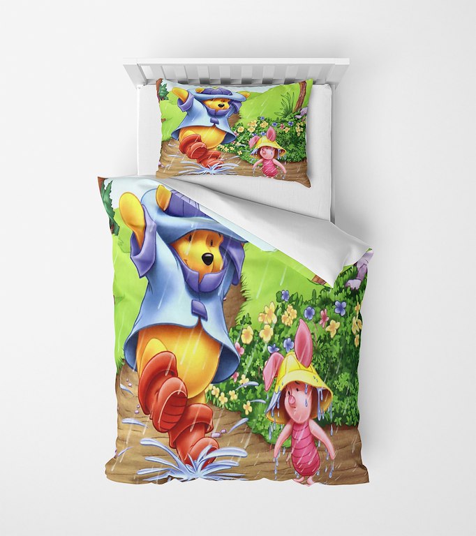 3D-SINGL POSTELJINA-Winnie the pooh