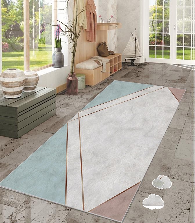 MEY HOME 3D-STAZE- White rhombus middle