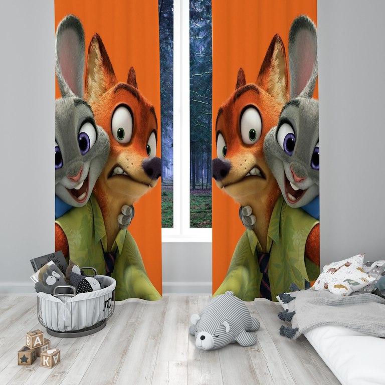 MEY HOME 3D-Draperi-Zootopia