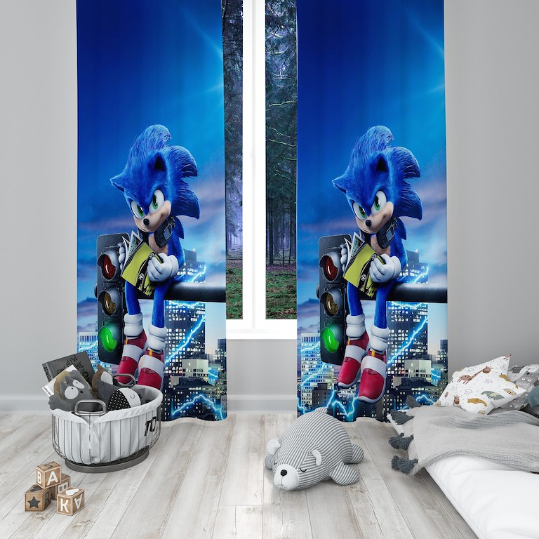 MEY HOME 3D-Draperi-Sonic movie