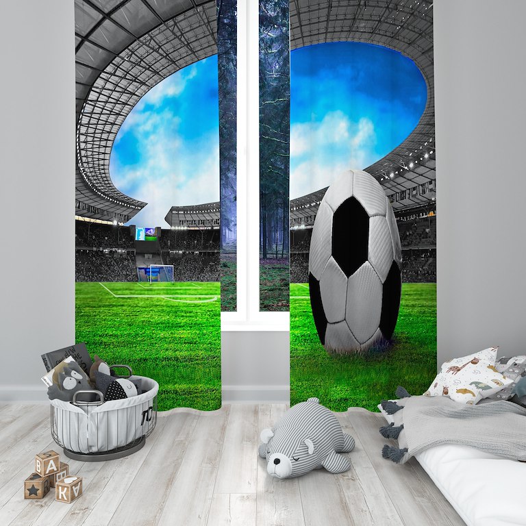 MEY HOME 3D-Draperi-Football stadium