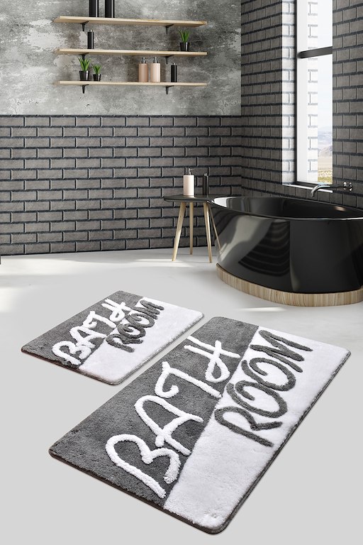 Akrilne 2-delne staze za kupatilo-Bathroom grey