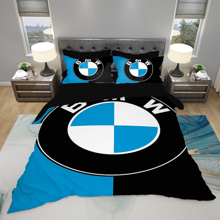 3D-POSTELJINA-BMW CRNO-PLAVA