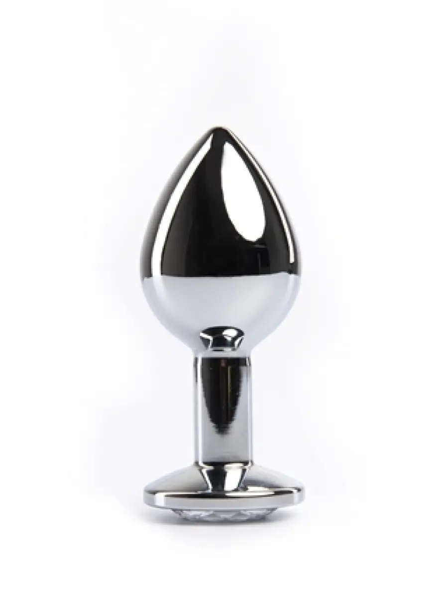 Large My Precious Silver Butt Plug
