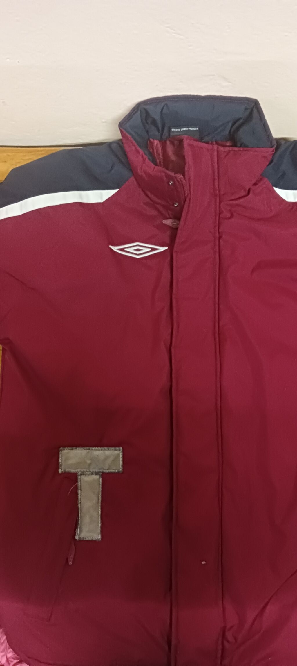 Jakna za prelazni period, XS (EU 46), Umbro, bоја - Bordo