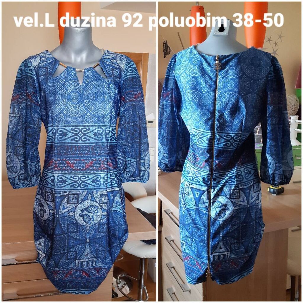 L (EU 40), bоја - Šareno, Drugi stil, Dugih rukava