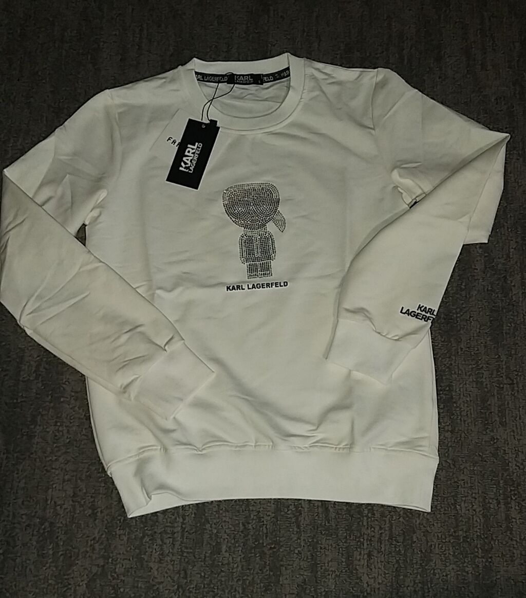 Karl Lagerfeld, M (EU 38), 2XL (EU 44), L (EU 40), Jednobojni, bоја - Bela