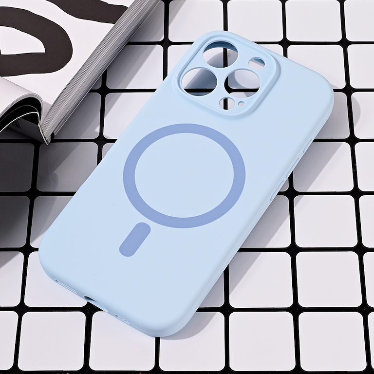 Futrola Magsafe Pure color za iPhone 16 Pro svetlo plava