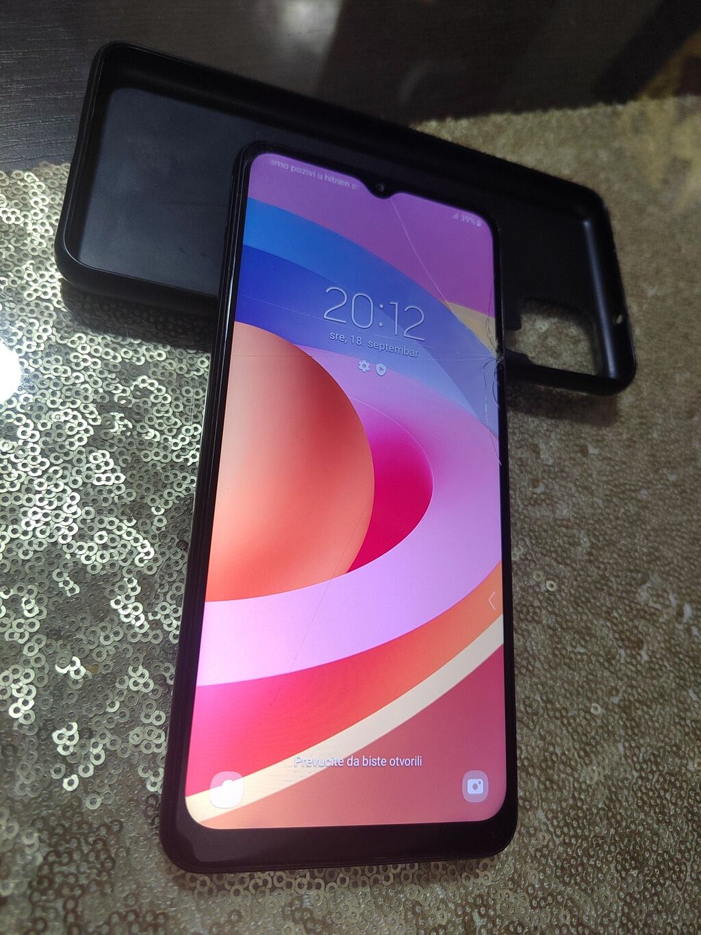 Samsung Galaxy A12, bоја - Crna, Otisak prsta, Dual SIM, Face ID