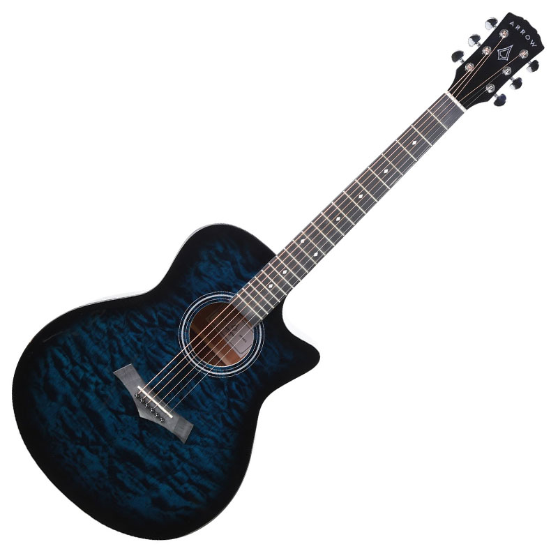 Arrow Tiger Series Blue akustična gitara