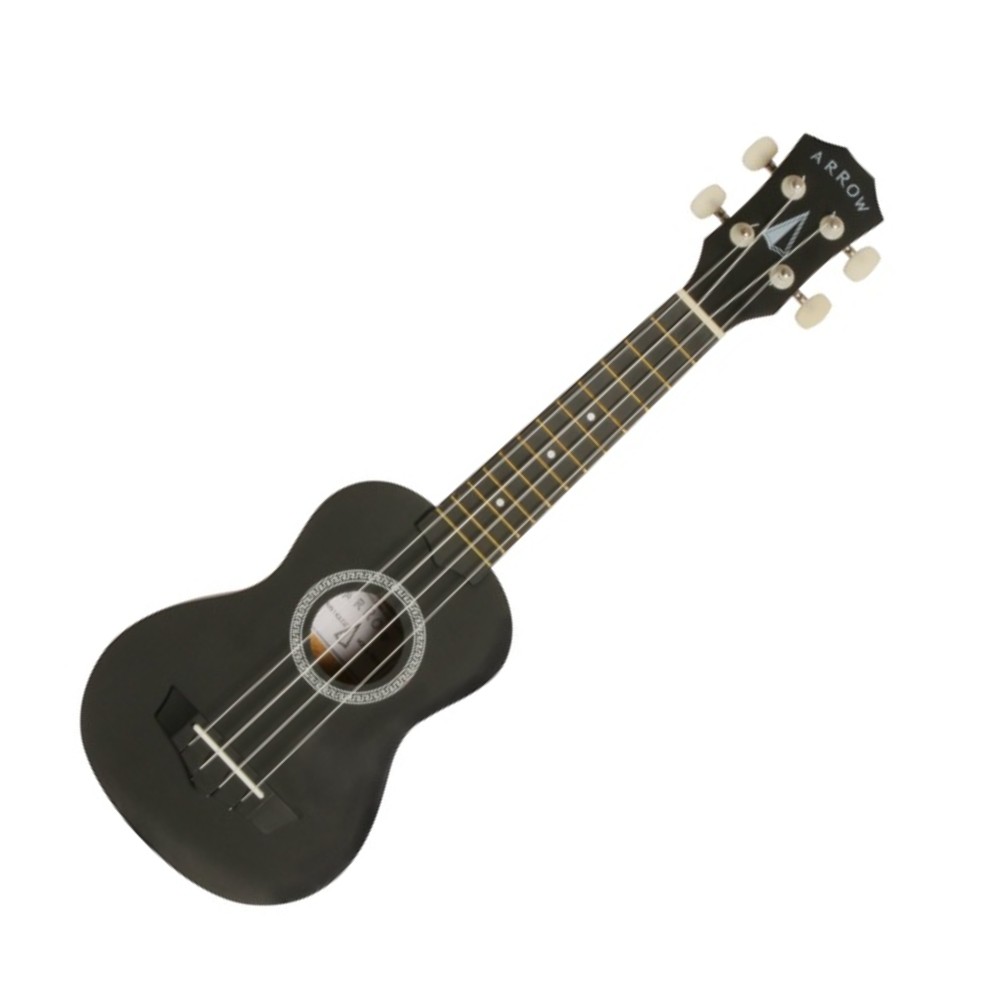 Arrow PB10 BK Soprano Black soprano ukulele