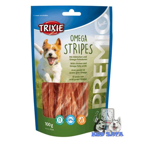 Trixie Omega Pileće Trakice, Poslastica Za Pse 100g