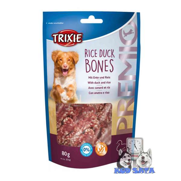 Trixie Premio Rice Duck Bones Poslastica Za Pse 80g