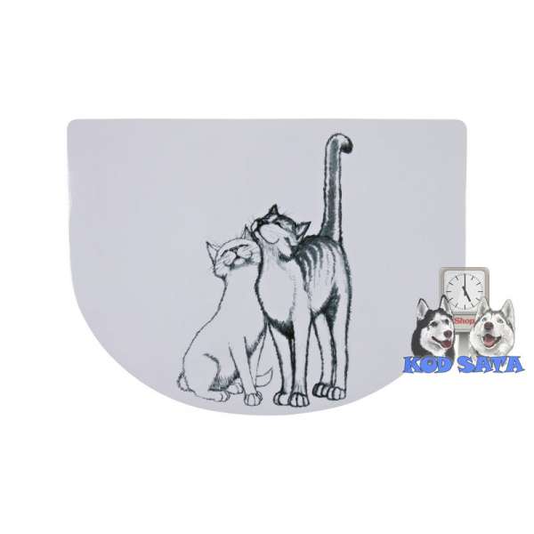 Trixie Place Mat Plastični Podmetač Dve Umiljate Mace 40x30cm