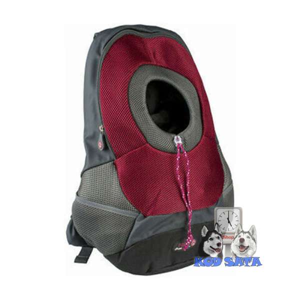 Duvo Ranac Za Pse Crazy Paws, Bordo 41,5x17,5x43cm