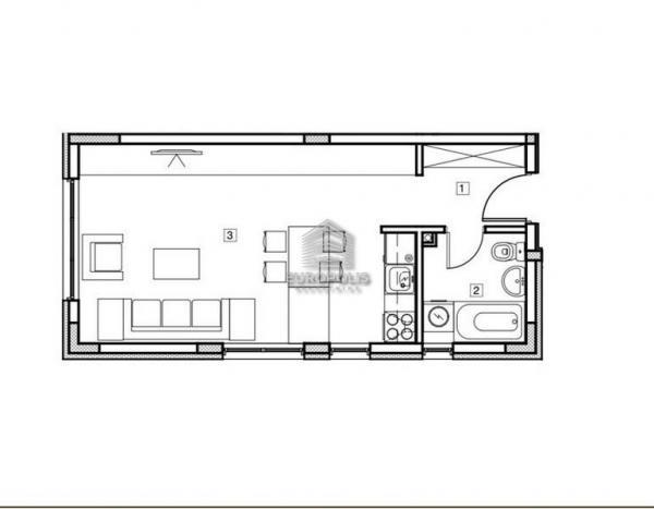 Jednosoban stan na prodaju, 33m2, 70.350€