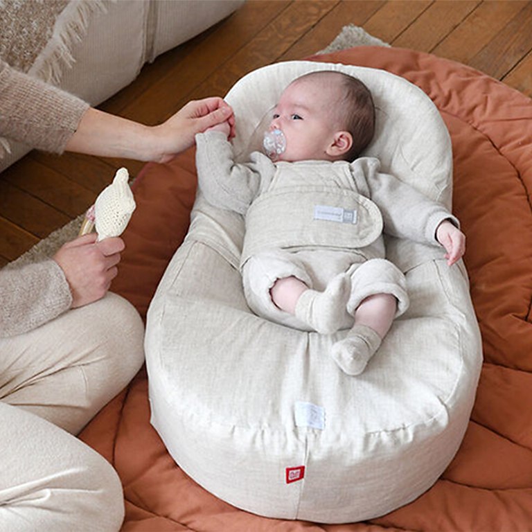 Cocoonababy ergonomski dušek za bebe, lin natural