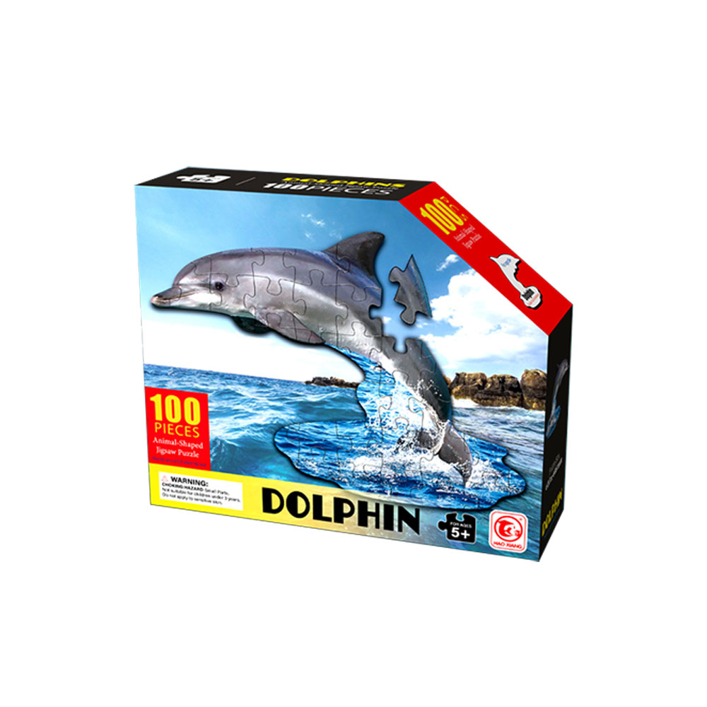 Puzzle U Obliku Životinje - Delfin 100 Delova