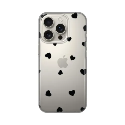 Silikonska futrola - maska print Skin za iPhone 16 Pro 6.3 Hearts