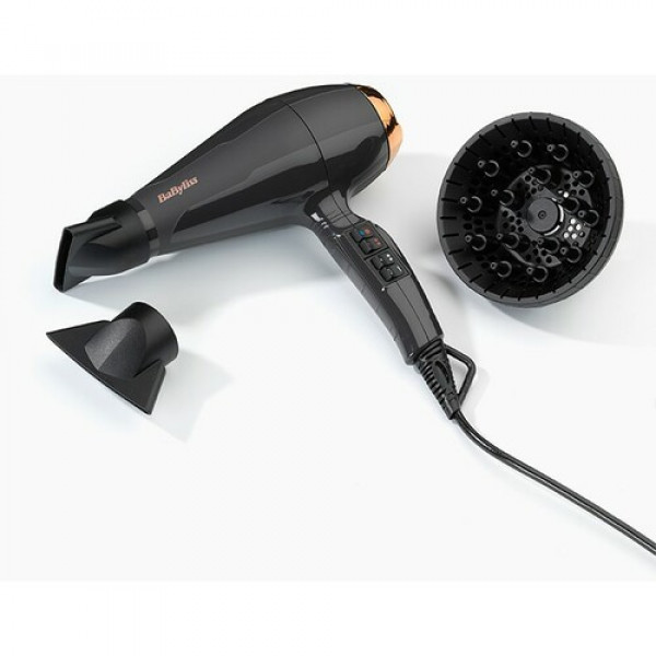 Babyliss 6719DE fen 2200W Ionic sa difuzorom sivi