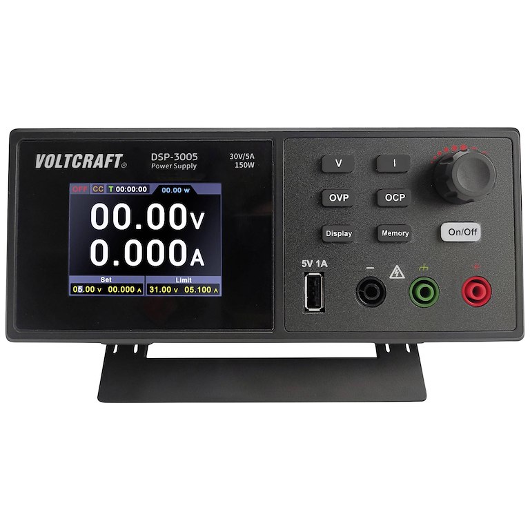 DSP-3005 | VOLTCRAFT, Laboratory Power Supply 0-30V/0-5A 150W, USB