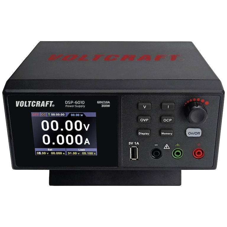 DSP-6010 | VOLTCRAFT, Laboratory Power Supply 0-60V/0-10A 300W, USB