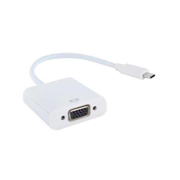 Adapter E-Green USB 3.1 tip C (M)-VGA (F) - White