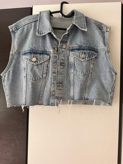 ZARA Teksas prsluk / L Vel