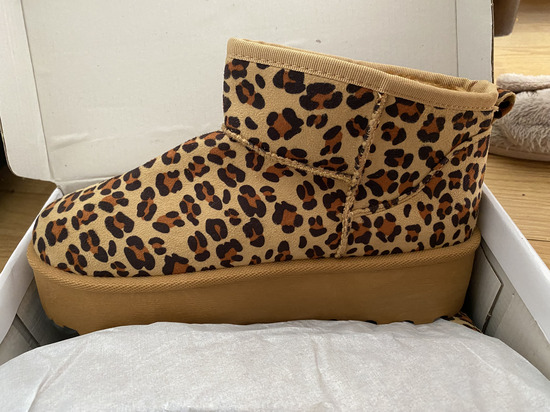 Leopard cizme patofne