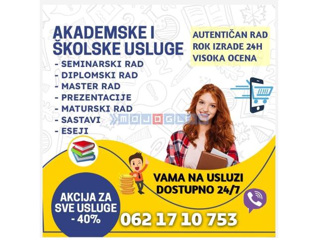 Maturski rad, diplomski rad, seminarski radovi