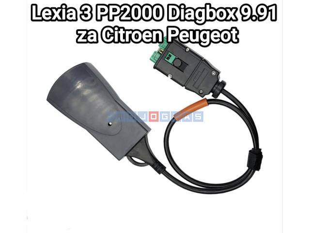 NOVO- Lexia 3 PP2000 Diagbox 9.91 za Citroen Peugeot