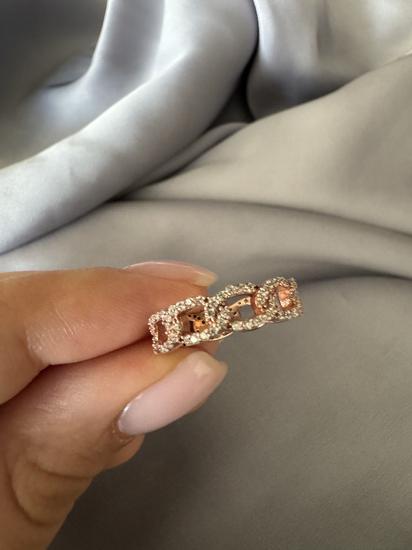 Prsten rosegold karike 16mm