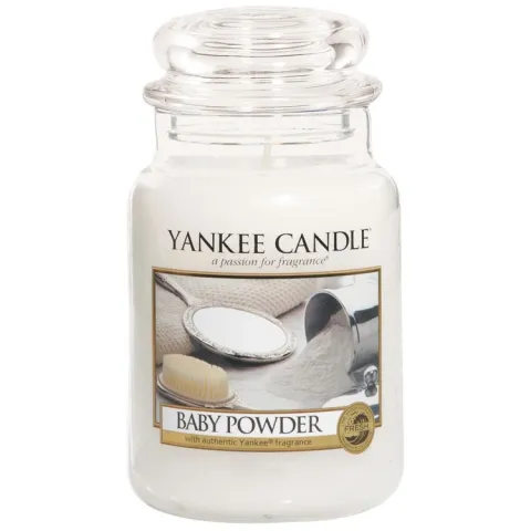 Baby Powder - Yankee Candle mirisna sveća L (miris pudera)