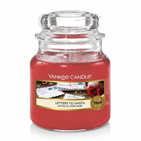 Letters to Santa - Yankee Candle mirisna sveća S (limun, cimet, kokos, praline)