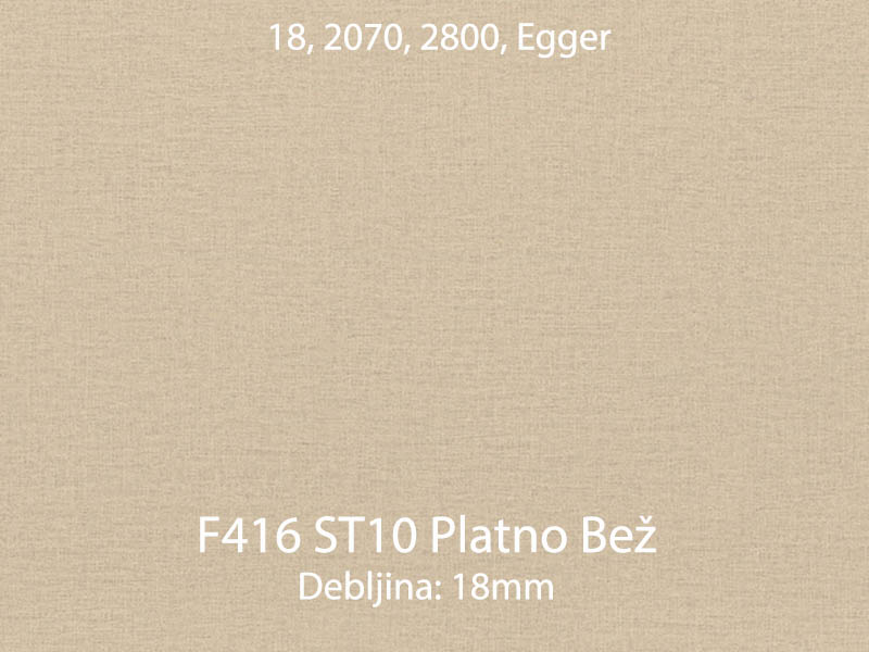 Onlinenamestaj F416 ST10 Platno Bež