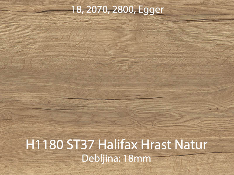 Onlinenamestaj H1180 ST37 Halifax Hrast Natur