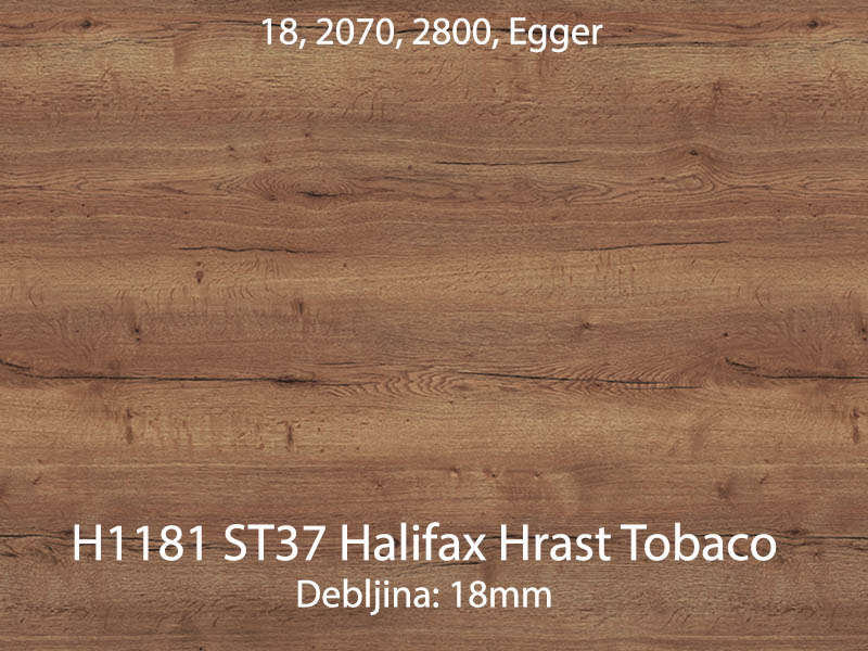 Onlinenamestaj H1181 ST37 Halifax Hrast Tobaco