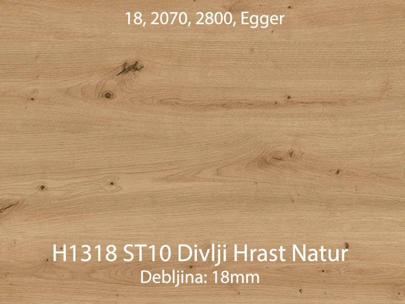 Onlinenamestaj H1318 ST10 Divlji Hrast Natur