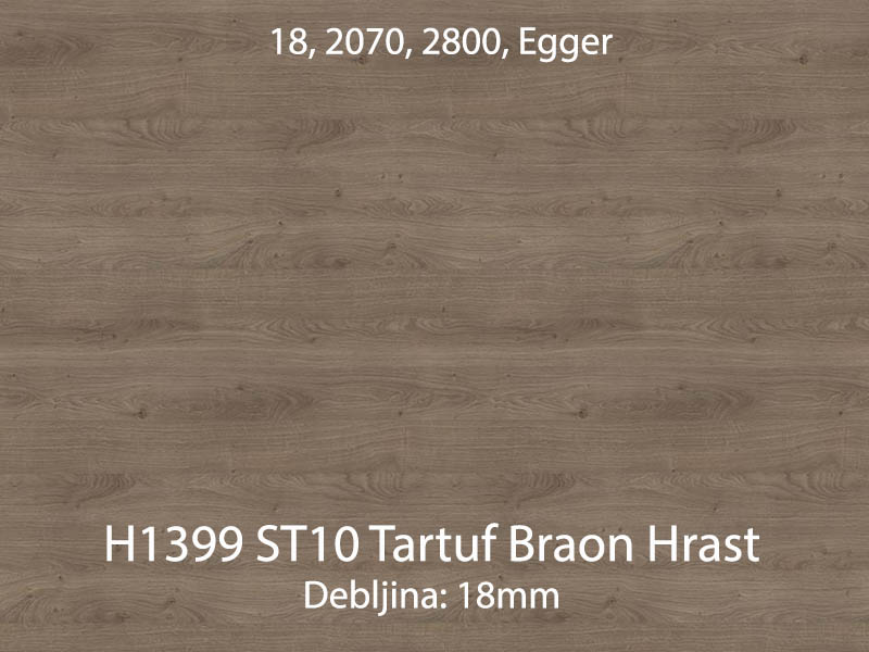 Onlinenamestaj H1399 ST10 Tartuf Braon Hrast