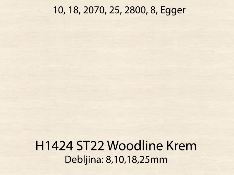 Onlinenamestaj H1424 ST22 Woodline Krem