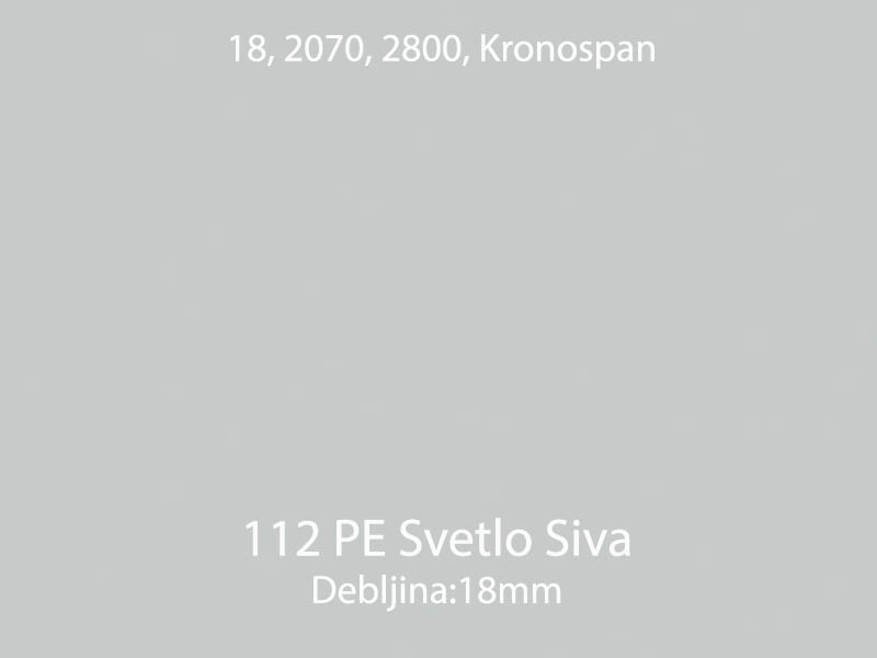 Onlinenamestaj 112 PE Svetlo Siva