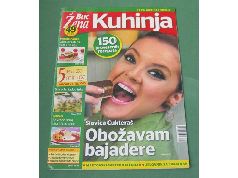 Blic Žena Kuhinja 3, Mart 2009. - Slavica Ćukteraš