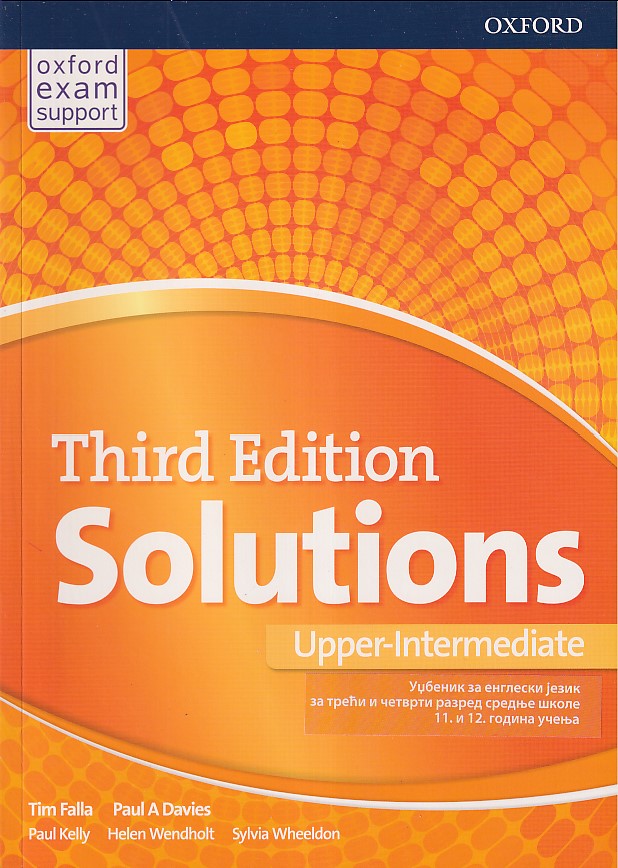 SOLUTIONS Upper-Intermediate Third edition – Students Book (Oxford)