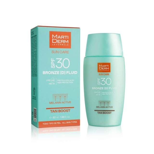 MARTIDERM BRONZE D FLUID SPF30 - KREMA ZA BRONZANI TEN LICA 50ML