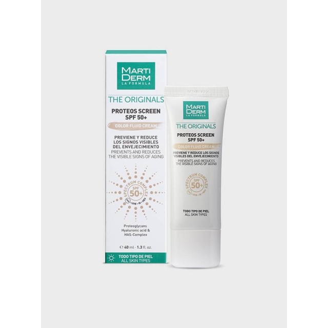 MARTIDERM PROTEOS SCREEN SPF 50+ TONIRANA KREMA 40ML