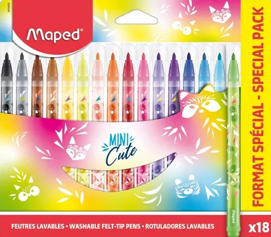 MAPED Flomasteri 18 kom Mini Cute