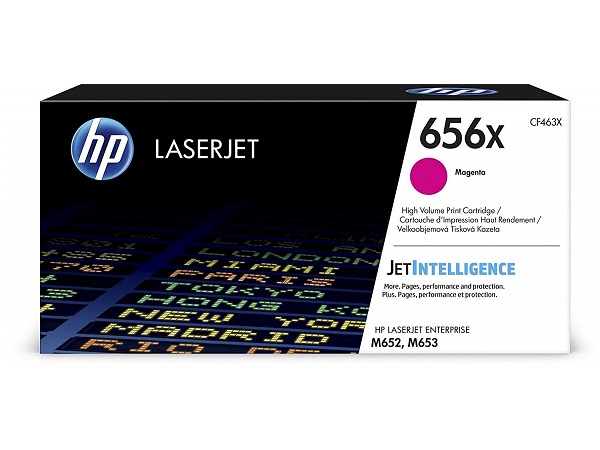 HP 656X High Yield Magenta Original LaserJet Toner Cartridge, CF463X