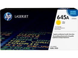 HP 645A Yellow Original LaserJet Toner Cartridge, C9732A