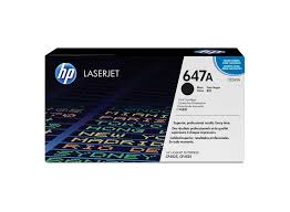 HP 647A Black Original LaserJet Toner Cartridge, CE260A